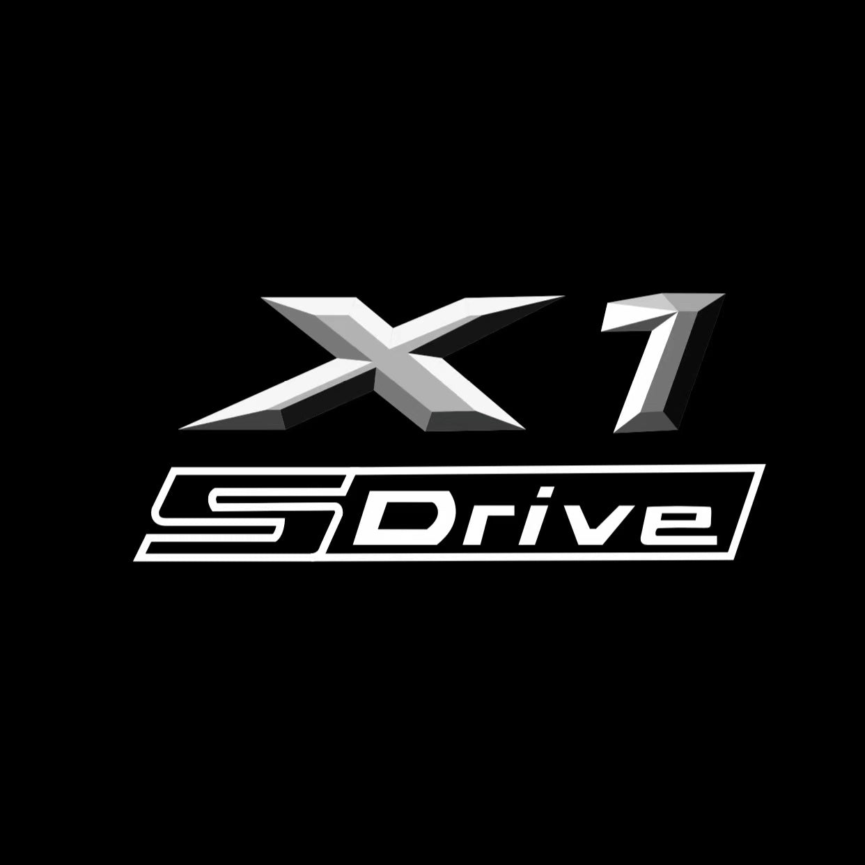 BMW X1 LOGO PROJECTOT LIGHTS Nr.6001X04