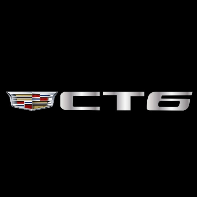CADILLAC CT6 LOGO PROJECTOT LIGHTS Nr.2578 (quantity 1 = 2 Logo Films