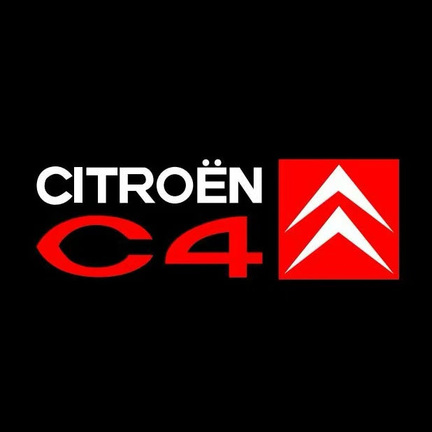 CITROËN C4 LOGO PROJECTOT LIGHTS (quantity 1 = 2 Logo Films /2 door li