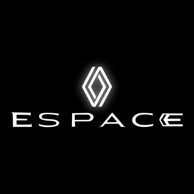 RENAULT Espace LOGO PROJECTOT LIGHTS Nr.28067 (quantity 1 = 2 Logo Fil ...