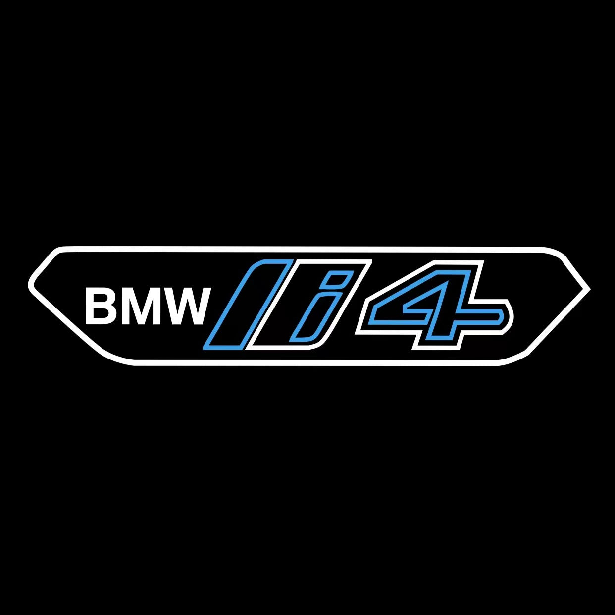 BMW i4 LOGO PROJECTOT LIGHTS Nr.600x78