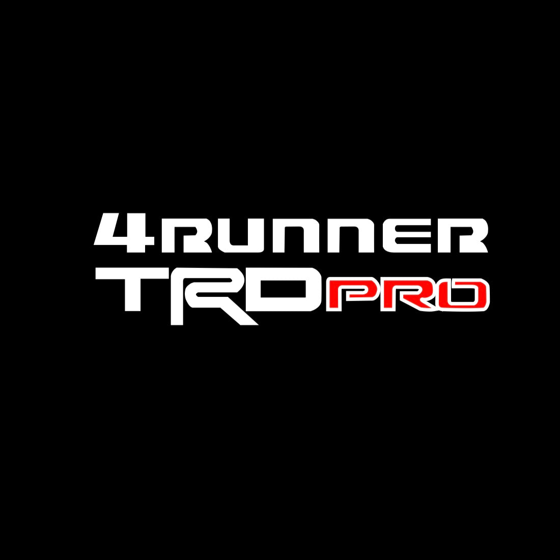 Toyota 4-Runner LOGO PROJECROTR LIGHTS Nr.02 (quantity 1 = 1 sets/2 do ...