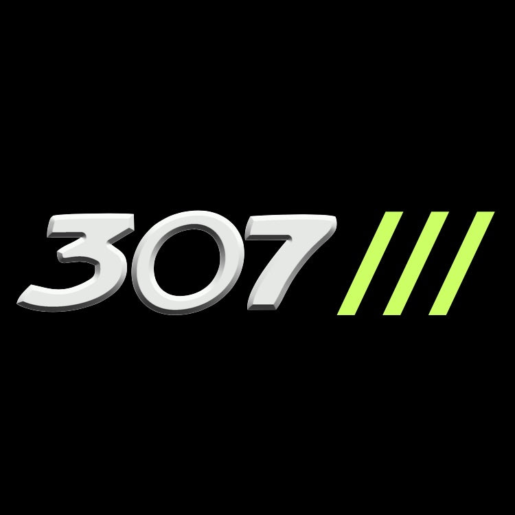 PEUGEOT 307 LOGO PROJECTOT LIGHTS (quantity 1 = 2 Logo Films /2 door l ...