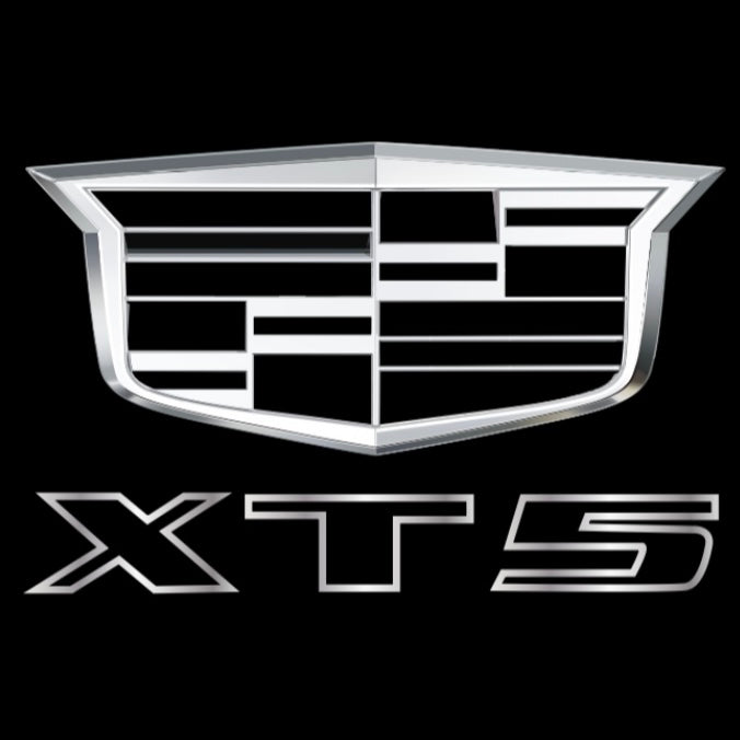 CADILLAC XT5 LOGO PROJECTOT LIGHTS Nr.2638 (quantity 1 = 2 Logo Films ...