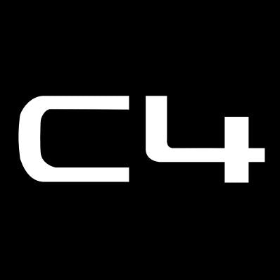 CITROËN C4 LOGO PROJECTOT LIGHTS (quantity 1 = 2 Logo Films /2 door li