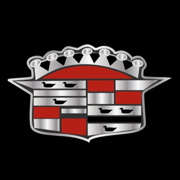 CADILLAC ORIGINAL LOGO PROJECTOT LIGHTS Nr.2653 (quantity 1 = 2 Logo F ...