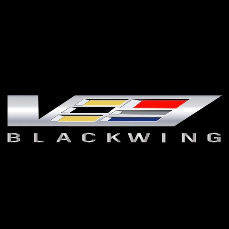 CADILLAC BLACKWING LOGO PROJECTOT LIGHTS Nr.2603 (quantity 1 = 2 Logo ...