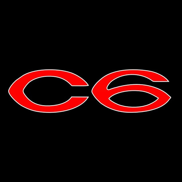 CITROËN C6 LOGO PROJECTOT LIGHTS (quantity 1 = 2 Logo Films /2 door li