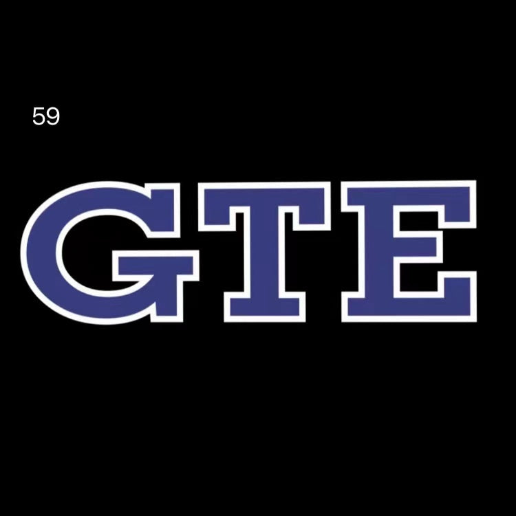 Volkswagen Door lights GTE Logo Nr. 44 (quantity 1 = 2 Logo Films /2 d