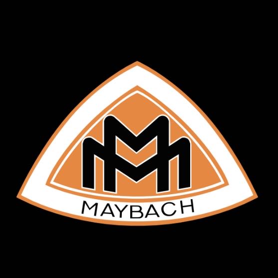MAYBACH LOGO PROJECTOT LIGHTS Nr.1305 (quantity 1 = 2 Logo Films /2 do ...