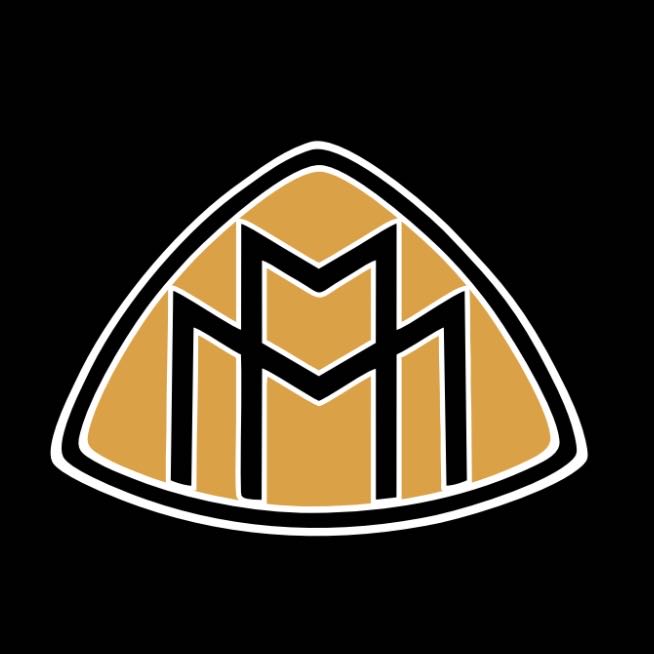 MAYBACH LOGO PROJECTOT LIGHTS Nr.1328 (quantity 1 = 2 Logo Films /2 do ...