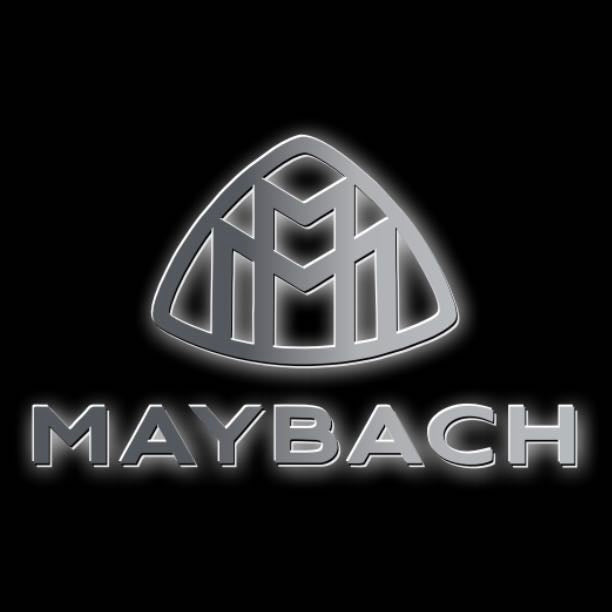 MAYBACH LOGO PROJECTOT LIGHTS Nr.1321 (quantity 1 = 2 Logo Films /2 do ...