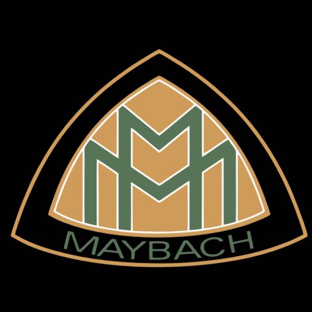 MAYBACH LOGO PROJECTOT LIGHTS Nr.1327 (quantity 1 = 2 Logo Films /2 do ...