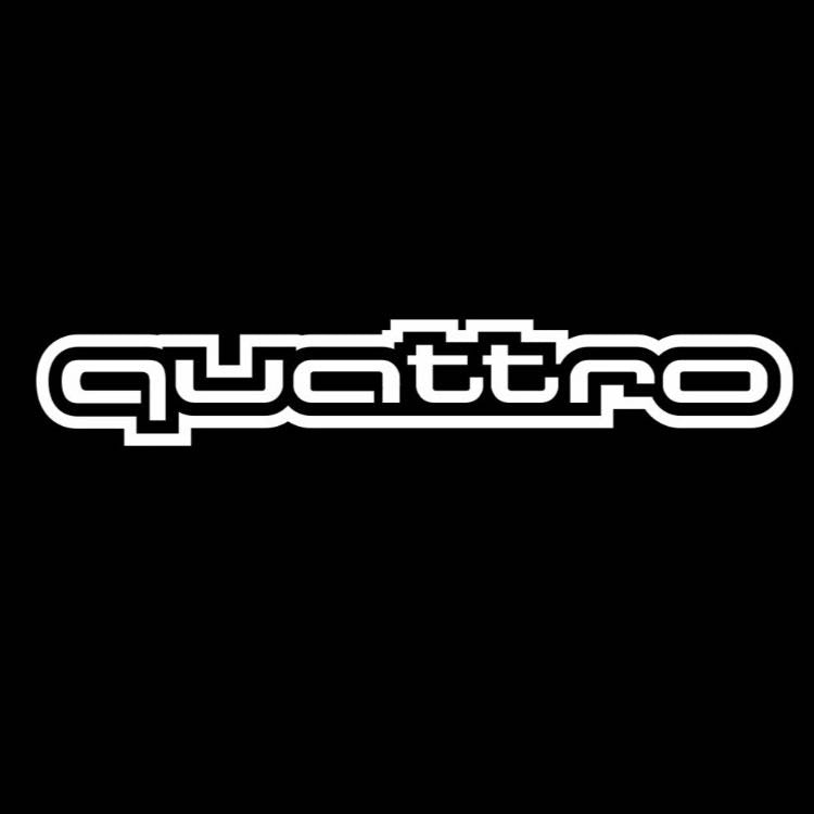 AUDI QUATTRO LOGO PROJECTOT LIGHTS Nr.108 (quantity 1 = 2 Logo Films ...
