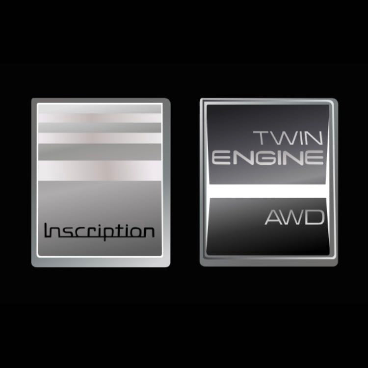 Volvo INSCRIPTION LOGO PROJECROTR LIGHTS Nr.84 (quantity 1 = 2 Logo Fi ...