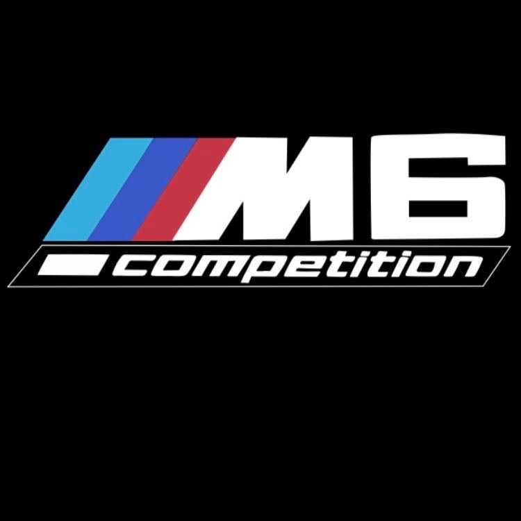 BMW M6 LOGO PROJECTOT LIGHTS Nr.6056(quantity 1 = 1 sets/2 door lights ...