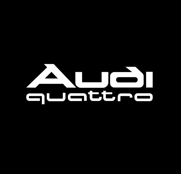AUDI QUATTRO LOGO PROJECTOT LIGHTS Nr.958 (quantity 1 = 2 Logo Films ...