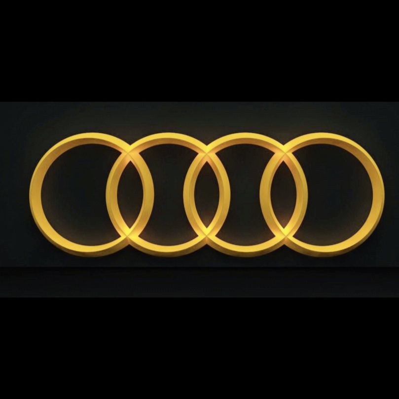 AUDI 4 RINGS LOGO PROJECTOT LIGHTS Nr.144 (quantity 1 = 2 Logo Films ...