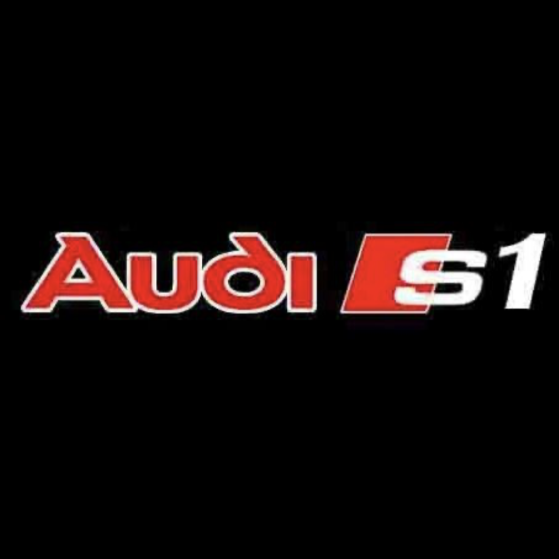 AUDI S1 LOGO PROJECTOT LIGHTS Nr.96 (quantity 1 = 2 Logo Films /2 door ...