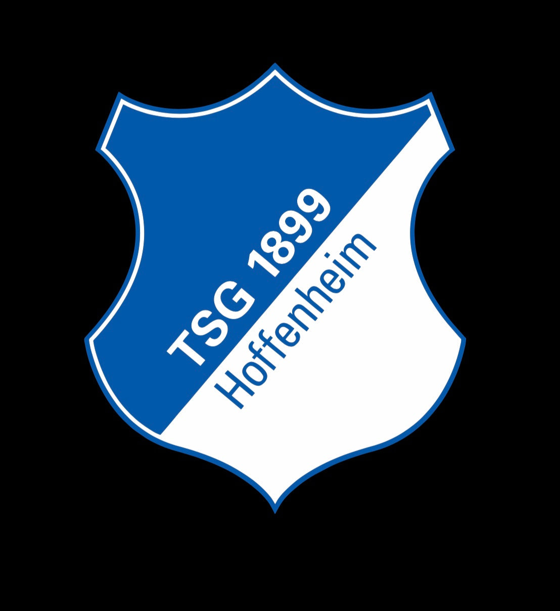 Football CLUB TSG 1899 Hoffenheim Logo Nr.258 (quantity 1 = 2 Logo Fil ...