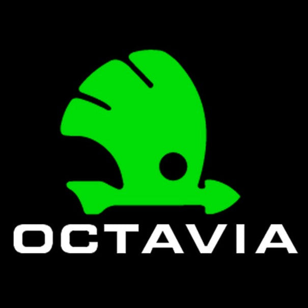 SKODA OCTAVIA LOGO PROJECTOT LIGHTS Nr.78 (quantity 1 = 2 Logo Film