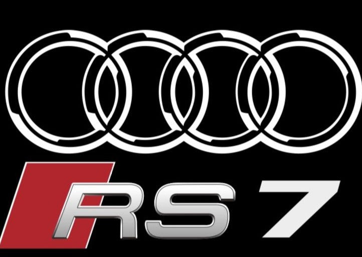 AUDI RS7 LOGO PROJECTOT LIGHTS Nr.138 (quantity 1 = 2 Logo Films /2 do