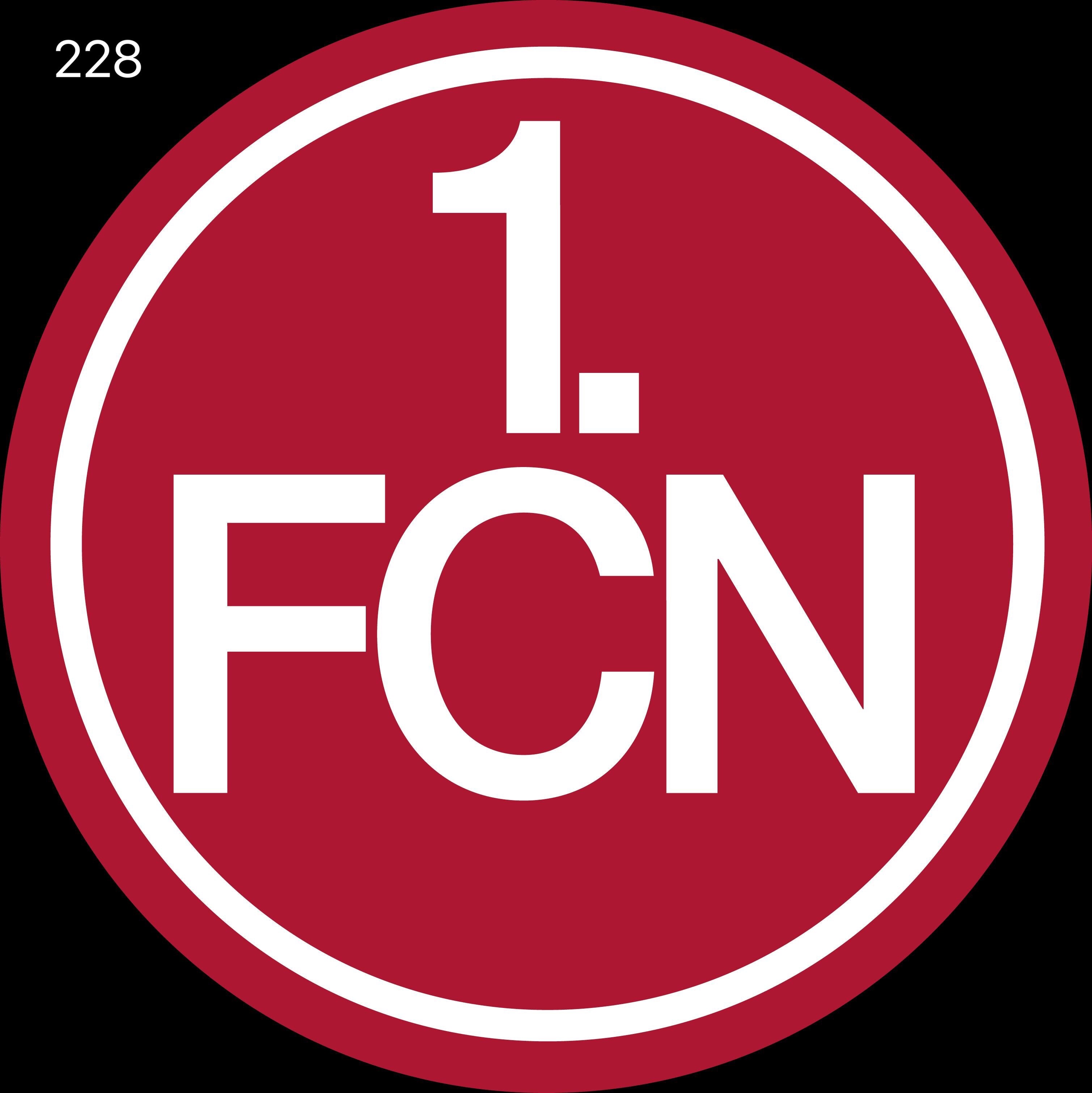 football club FCN Logo Nr.217 (quantity 1 = 2 Logo Films /2 door light ...