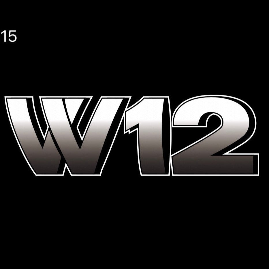 Volkswagen Door lights W12 Logo Nr. 99 (quantity 1 = 2 Logo Films /2 d ...