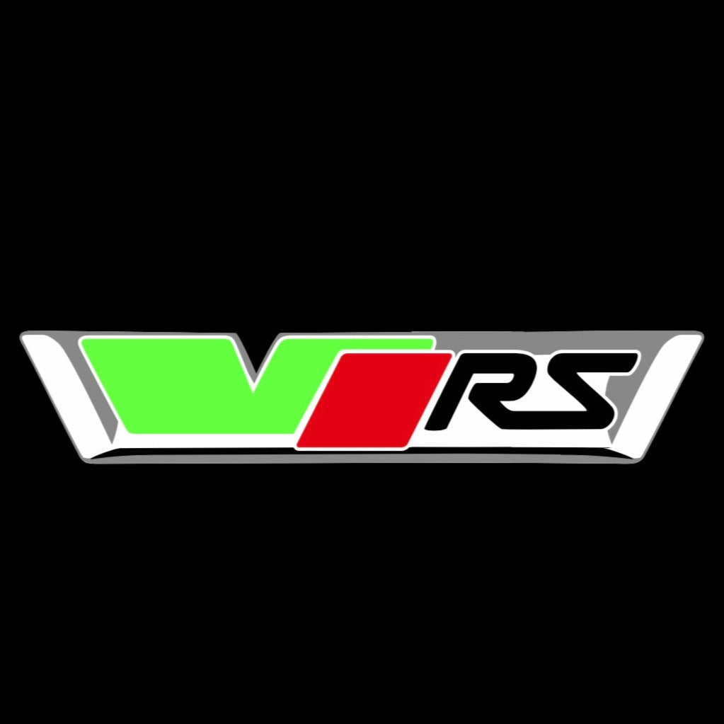 SKODA VRS LOGO LIGHTS Nr.19 (quantity 1 = 2 Logo Film / 2 door lights ...