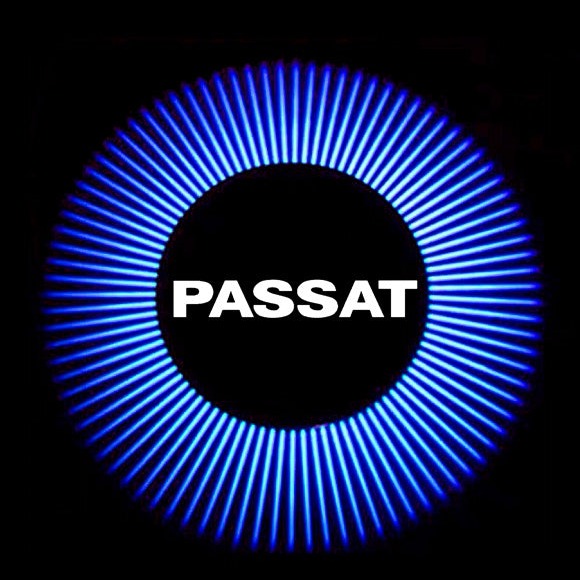Volkswagen Door lights PASSAT Logo Nr.98 (quantity 1 = 2 Logo Films /2 ...