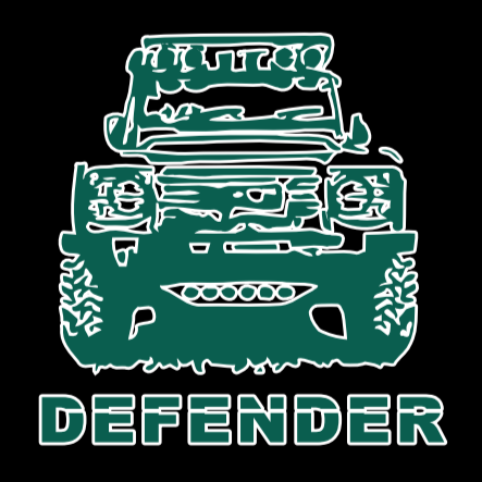 Land Rover DEFENDER LOGO PROJECROTR LIGHTS Nr.45 (quantity 1 = 1 sets ...