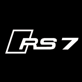AUDI RS7 LOGO PROJECTOT LIGHTS Nr.117 (quantity 1 = 2 Logo Films /2 do ...