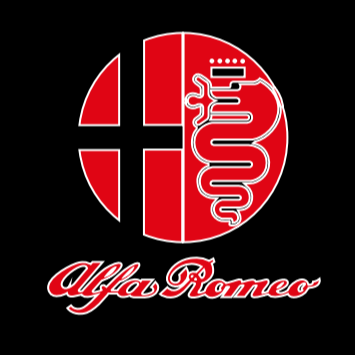 Alfa Romeo RED COLOR LOGO PROJECTOT LIGHTS Nr.11 (quantity 1 = 2 Logo ...