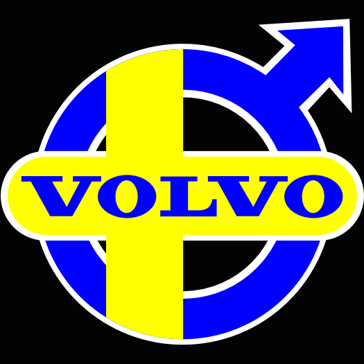 Volvo Logo Black Background