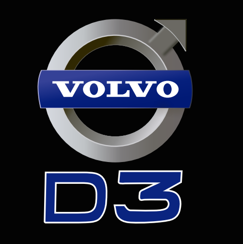 Volvo D3 LOGO PROJECROTR LIGHTS Nr.26 (quantity 1 = 2 Logo Film / 2 do ...