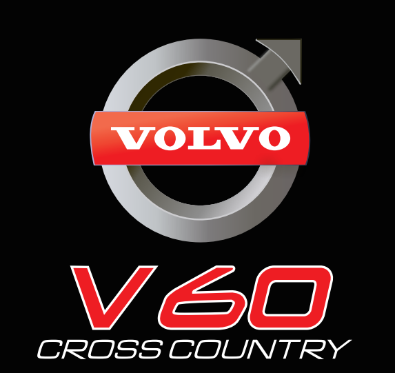 Volvo V60 LOGO PROJECROTR LIGHTS Nr.09 (quantity 1 = 2 Logo Film / 2 d