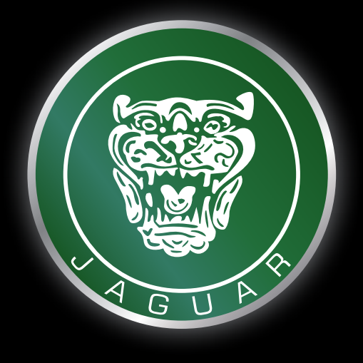 JAGUAR Green Color LOGO PROJECROTR LIGHTS Nr.16 (quantity 1 = 1 sets/2